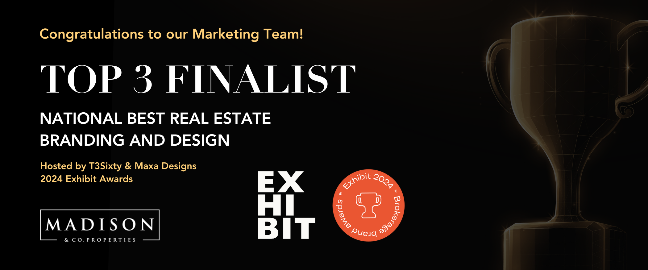 Madison & Company Named Top 3 at 2024 Exhibit Branding Awards!